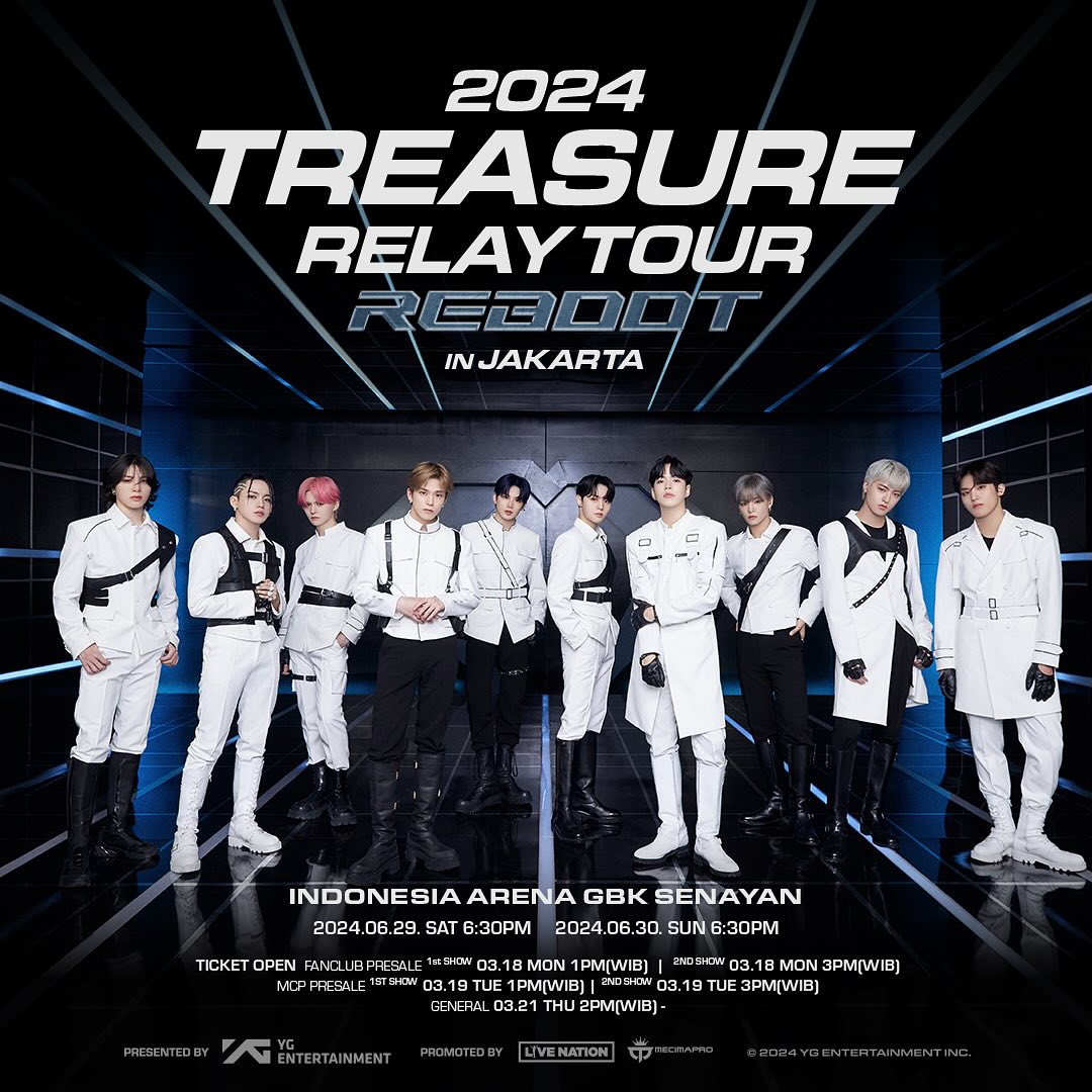 TEUME, The Wait is Over! TREASURE Relay Tour Reboot in Jakarta Seatplan ...