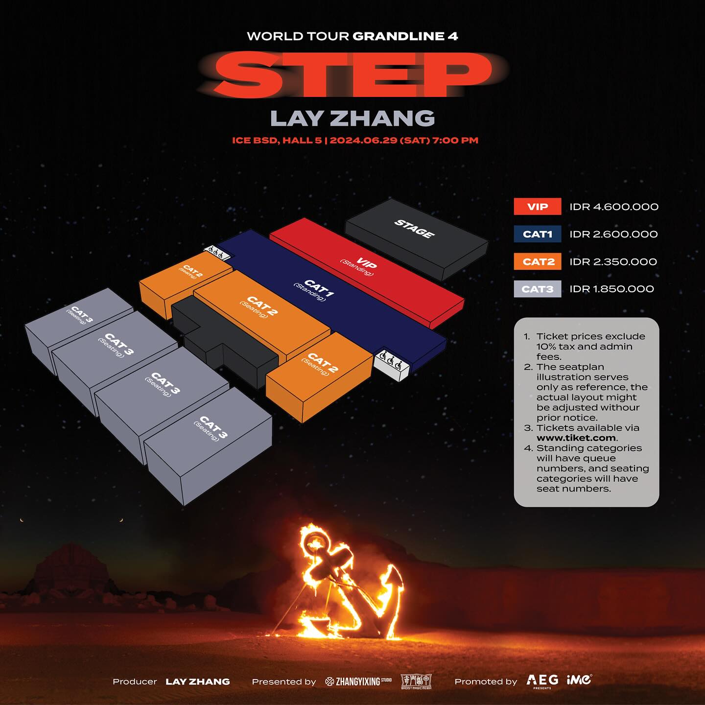 Lay Zhang Concert in Indonesia, Here Are the Benefits of VIP Tickets ...