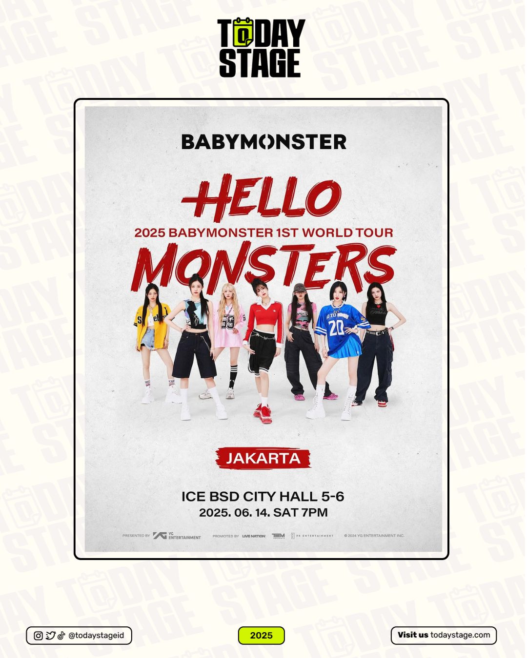 BABYMONSTER Concert Ticket Prices in Jakarta 2025 - Today Stage