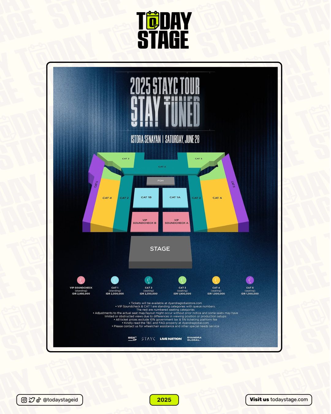 STAYC Concert Ticket Prices in Jakarta 2025, Starting at IDR 1.3 ...