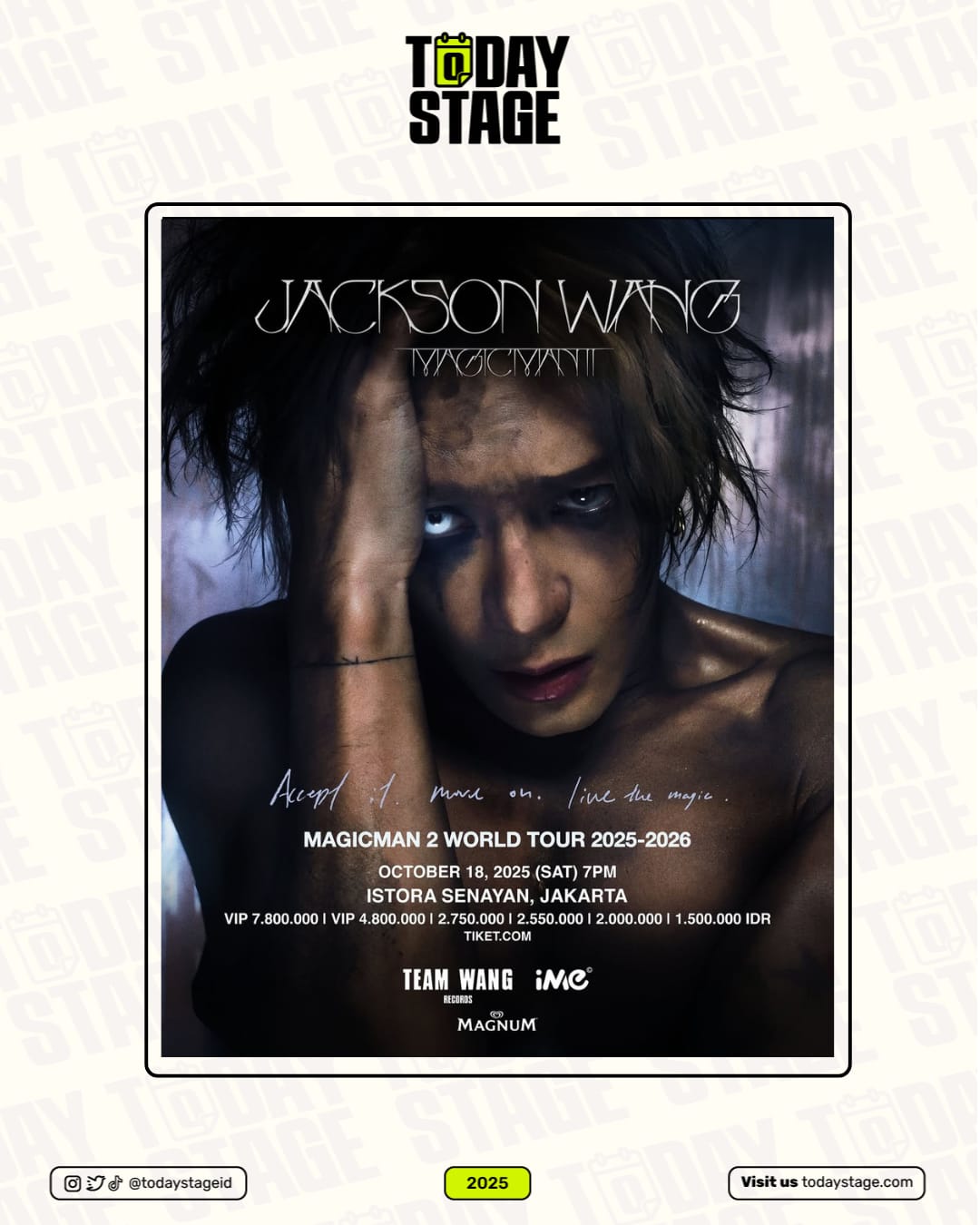 JACKSON WANG The global icon announces MAGICMAN 2 WORLD TOUR 2025-2026 ...