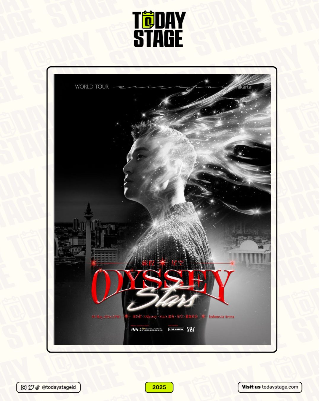 Eric Chou Set to Return to Jakarta for a New Concert in May 2026 ...