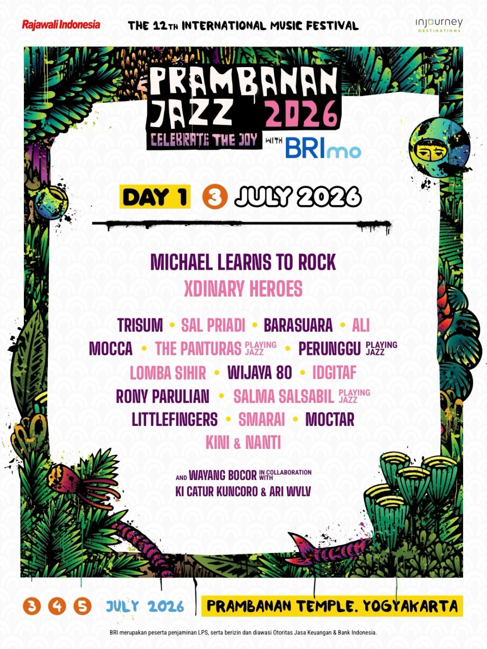 Prambanan Jazz Festival 2026 Reveals Updated Lineup: From Michael ...
